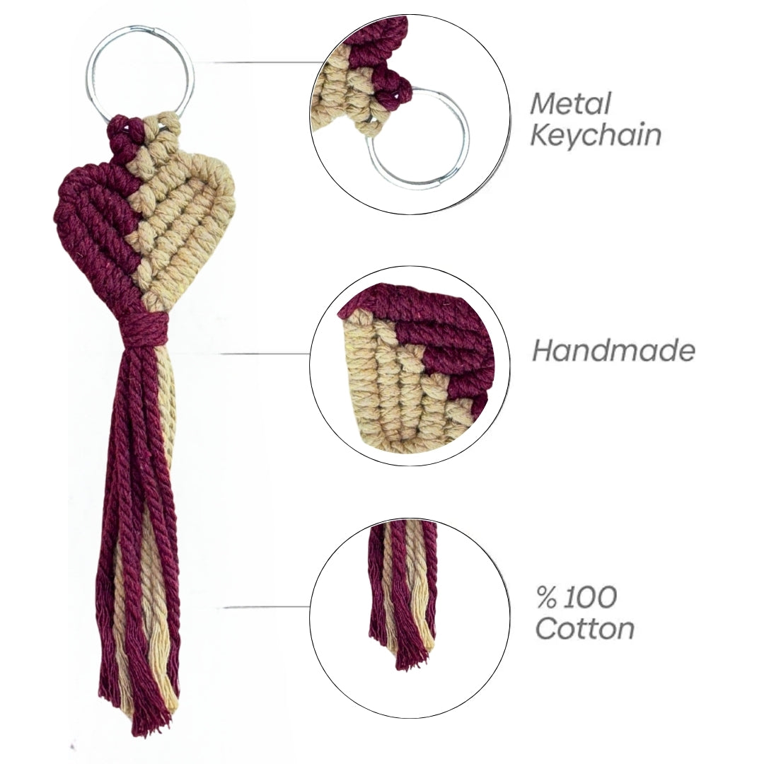 Buy Handmade Keychains | Cotton Thread Keychains | Handmade Keychains ...