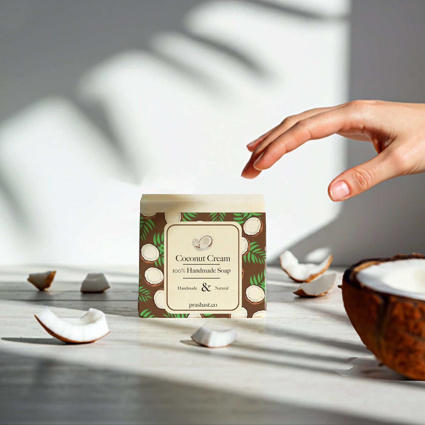 Premium Handmade Coconut Cream Soap – Prashast